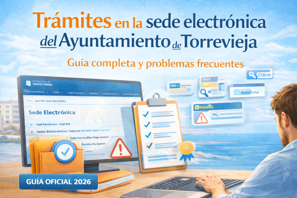 Trámites en la sede electrónica del Ayuntamiento de Torrevieja ...